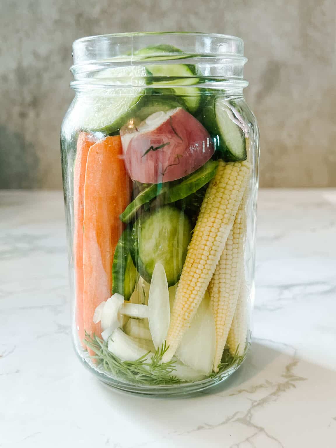 Quickles (No-Cook Refrigerator Pickles) | theseasidecalls.com