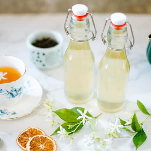 Jasmine Simple Syrup | theseasidecalls.com