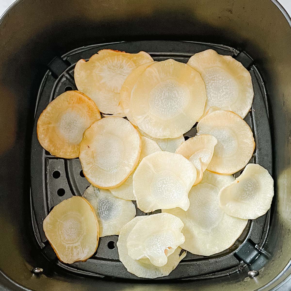 Air Fryer Parsnip Chips | theseasidecalls.com