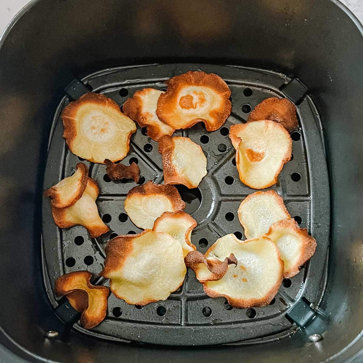 Air Fryer Parsnip Chips | theseasidecalls.com